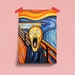Edvard Munch Inspired Vibrant Scream Painting Funny Art Print ...