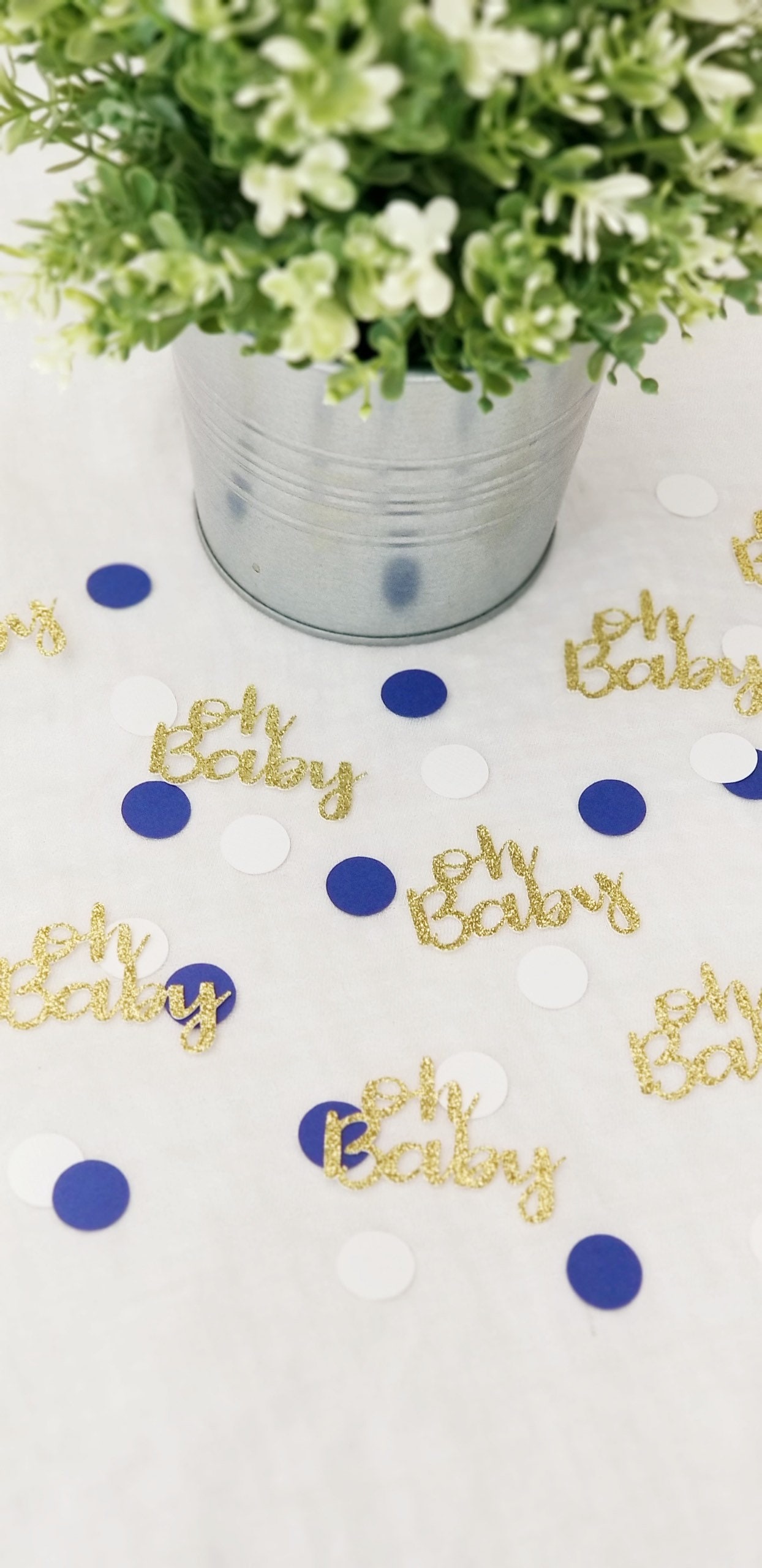 Oh Baby Confetti. 50 Count. Custom Confetti. Baby Shower Confetti ...