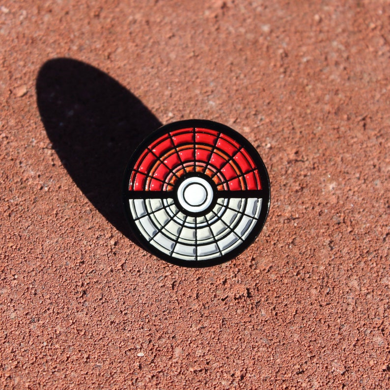 Color Gradient Pokeball Soft Enamel Pin - Etsy