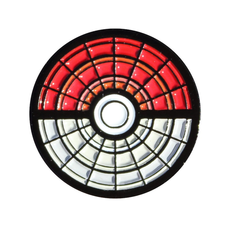 Color Gradient Pokeball Soft Enamel Pin - Etsy
