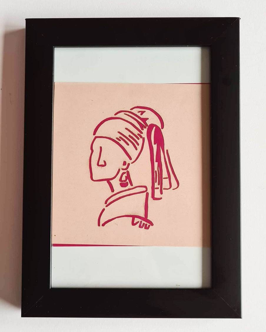 Abstract Laser-cut Famous Paintings for Art Lovers - Perfect for Home ...