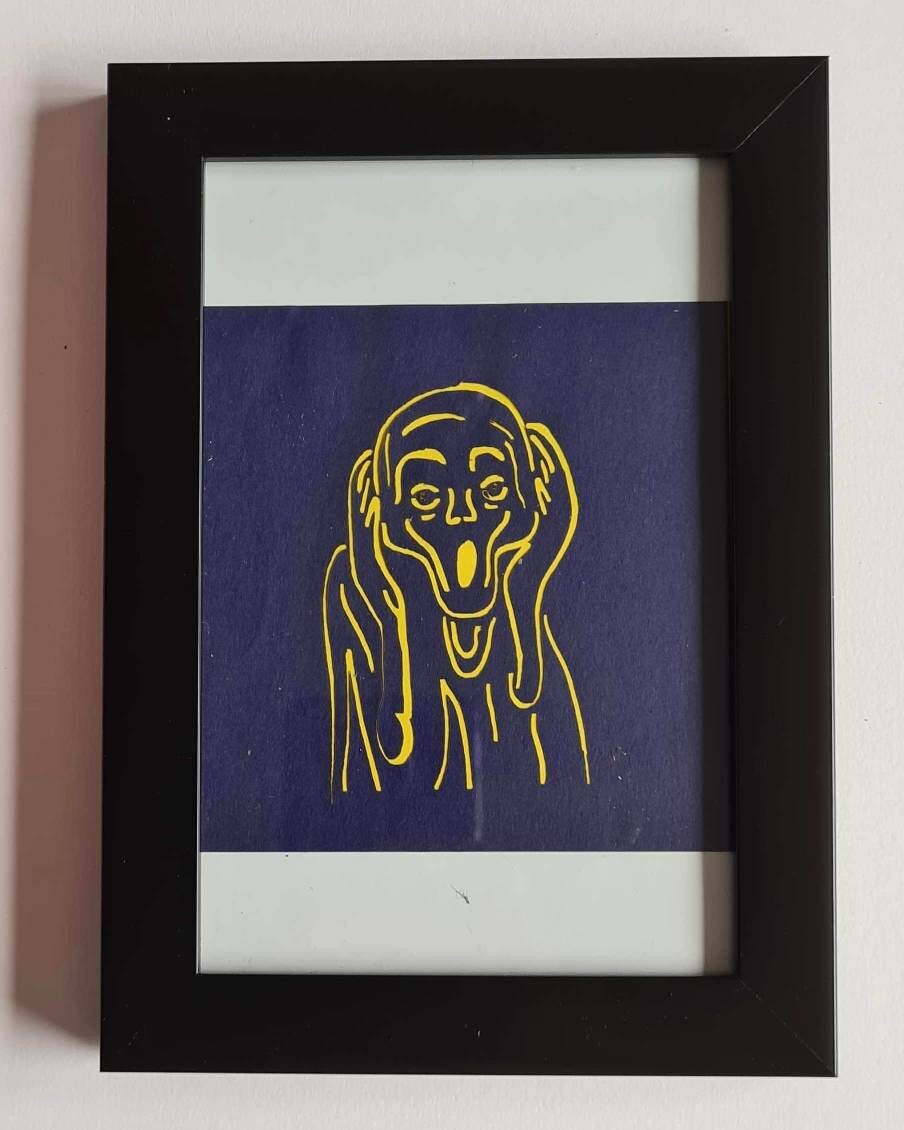 Abstract Laser-cut Famous Paintings for Art Lovers - Perfect for Home ...