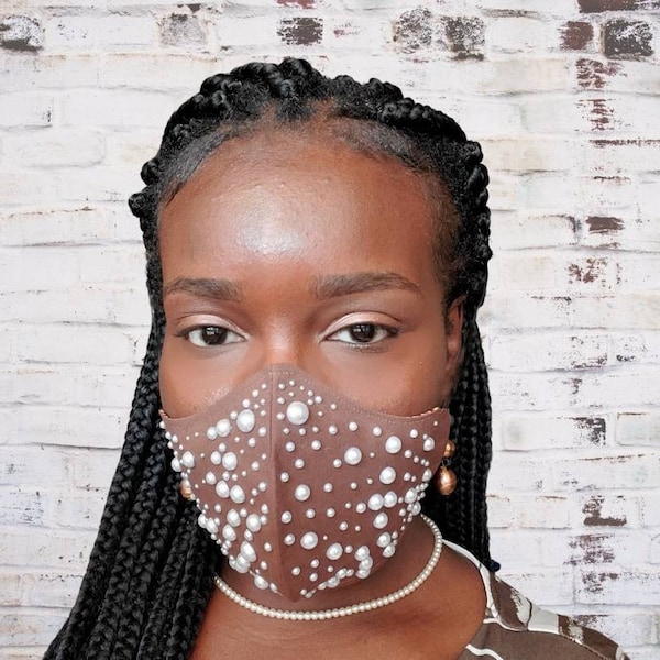Bling Face Mask With Filter - Etsy