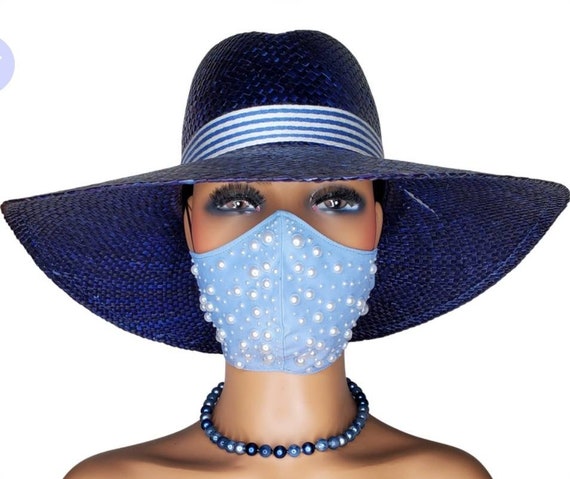 CUSTOM 'baby Boy Blue' Face Mask With Filter Pocket 3D | Etsy