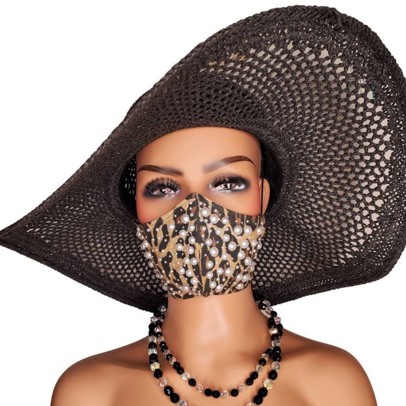 Cheetah Face Mask - Etsy