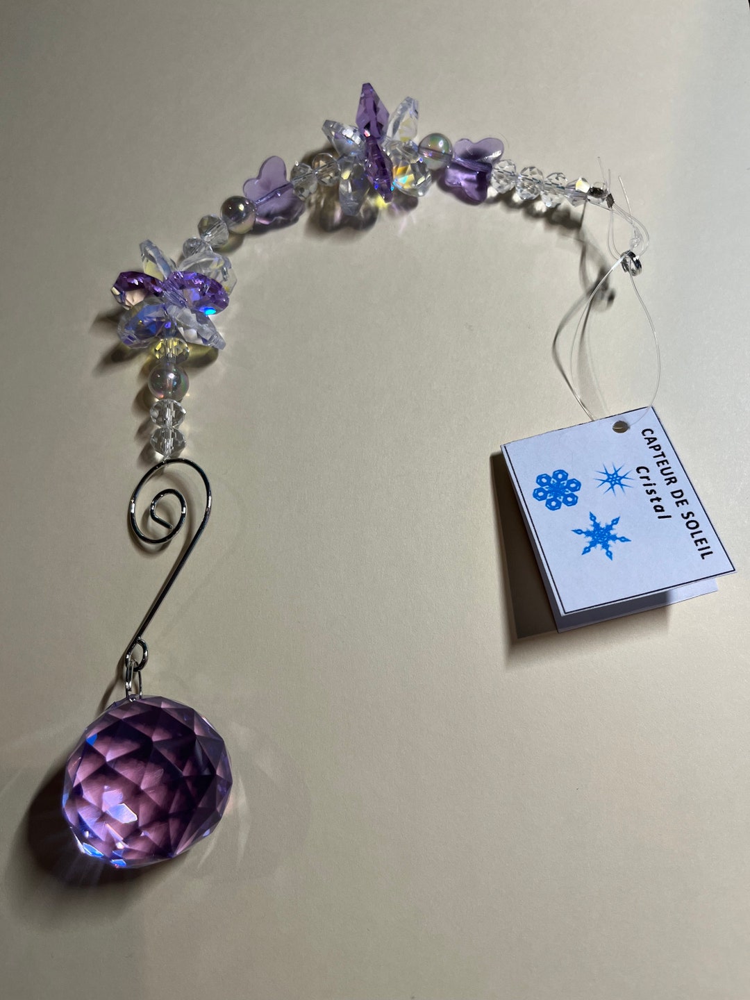 Suncatcher Sun Sensor Crystal Ball 30 Mm LILAC Catches Sun Fengshui ...