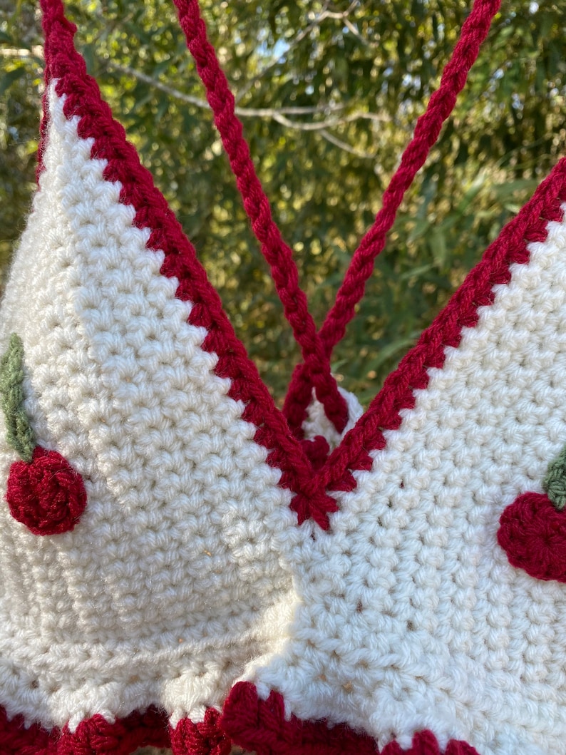 Crochet Pattern for Cherry Top - Etsy