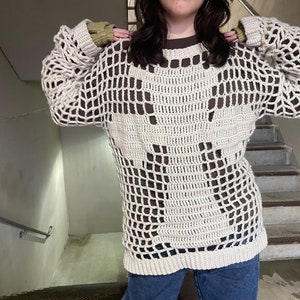 Crochet Pattern for Cross Sweater - Etsy