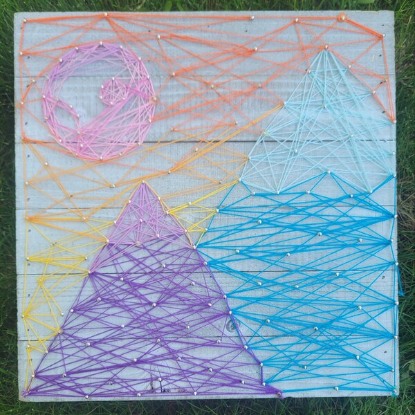 Sunset String Art - Etsy