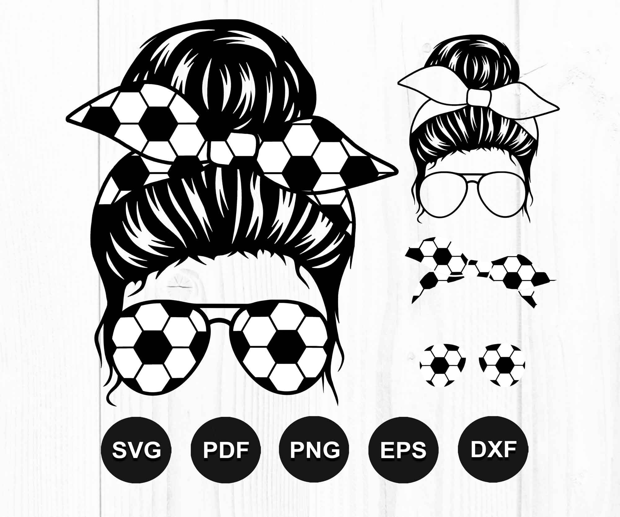 Soccer Mom Svg Soccer Mom Life Svg Mom Life Svg Messy Bun Etsy Singapore