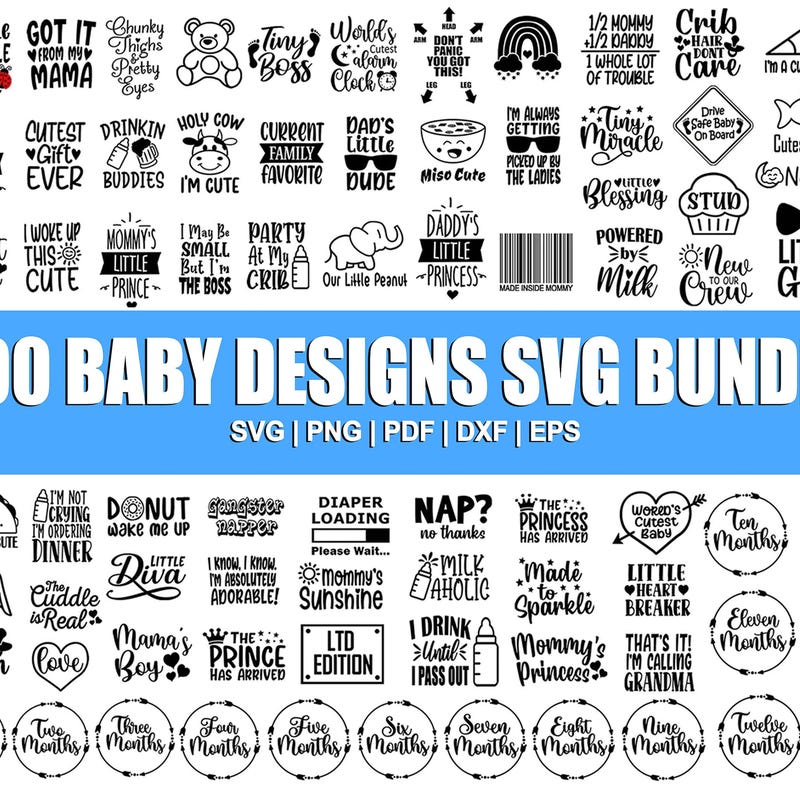 Baby With Saying Png - Etsy