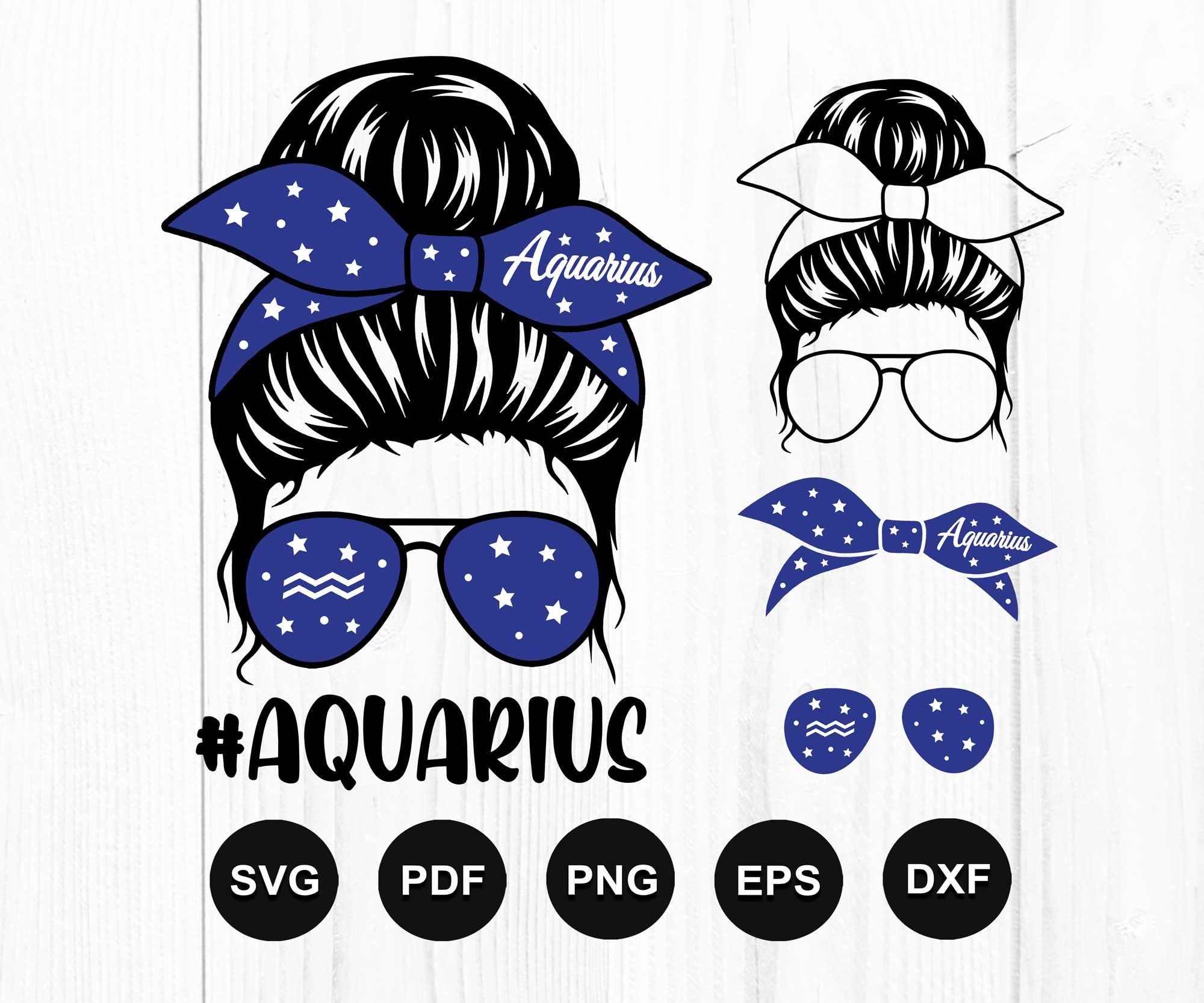 Aquarius Svg Aquarius Astrology Sign Svg Aquarius Zodiac | Etsy