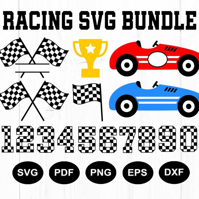 Checkered Flag Svg - Etsy