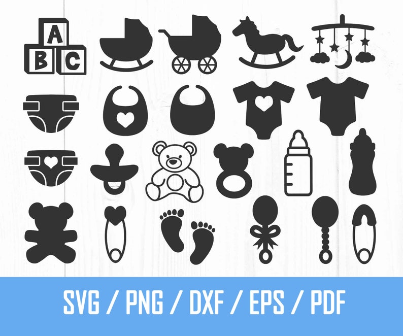 Bébé Svg Bundle, Baby Shower Svg, nouveau-né Svg Bundle, bébé ...