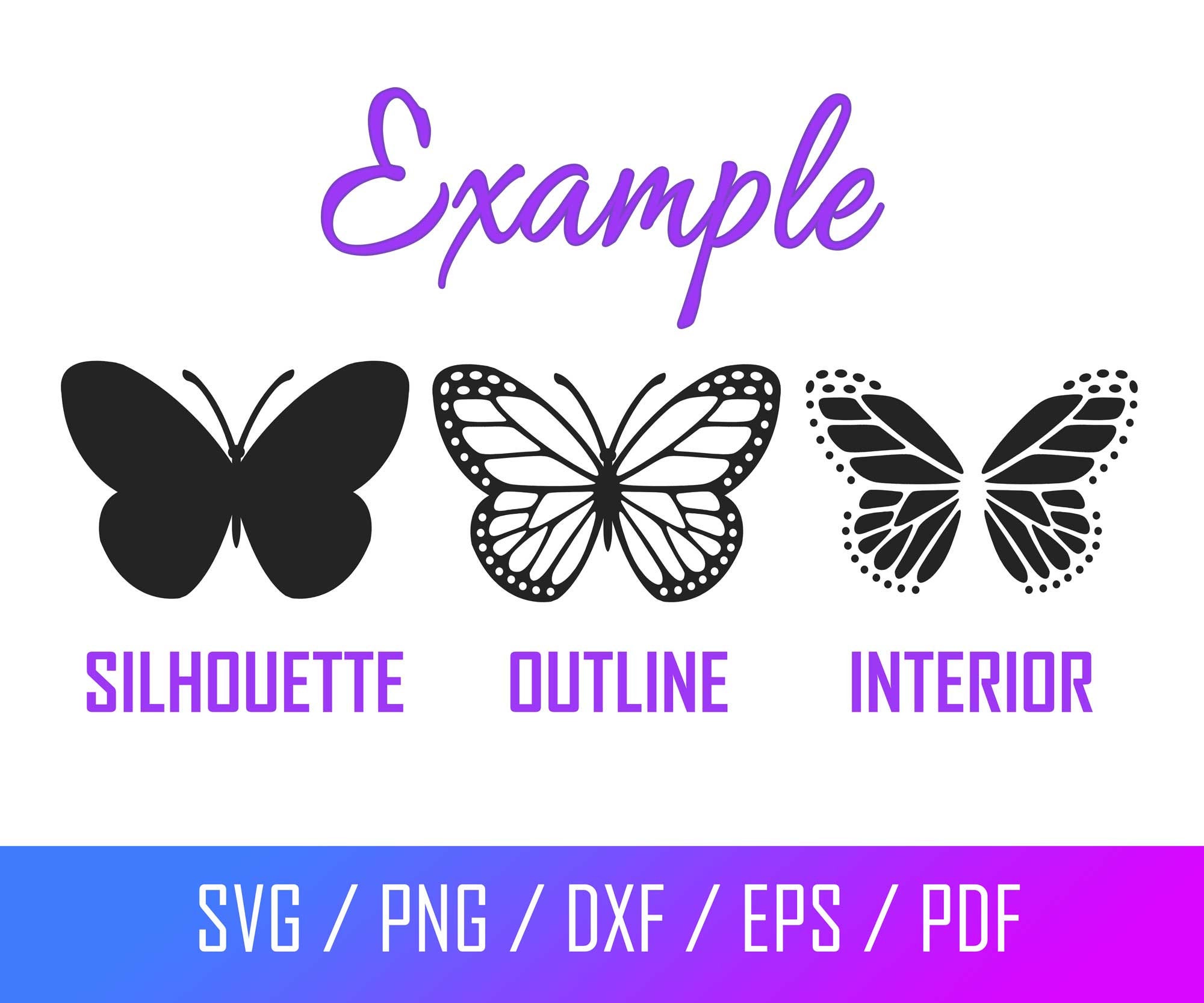 Butterfly SVG Butterfly Bundle SVG Files Butterfly SVG - Etsy