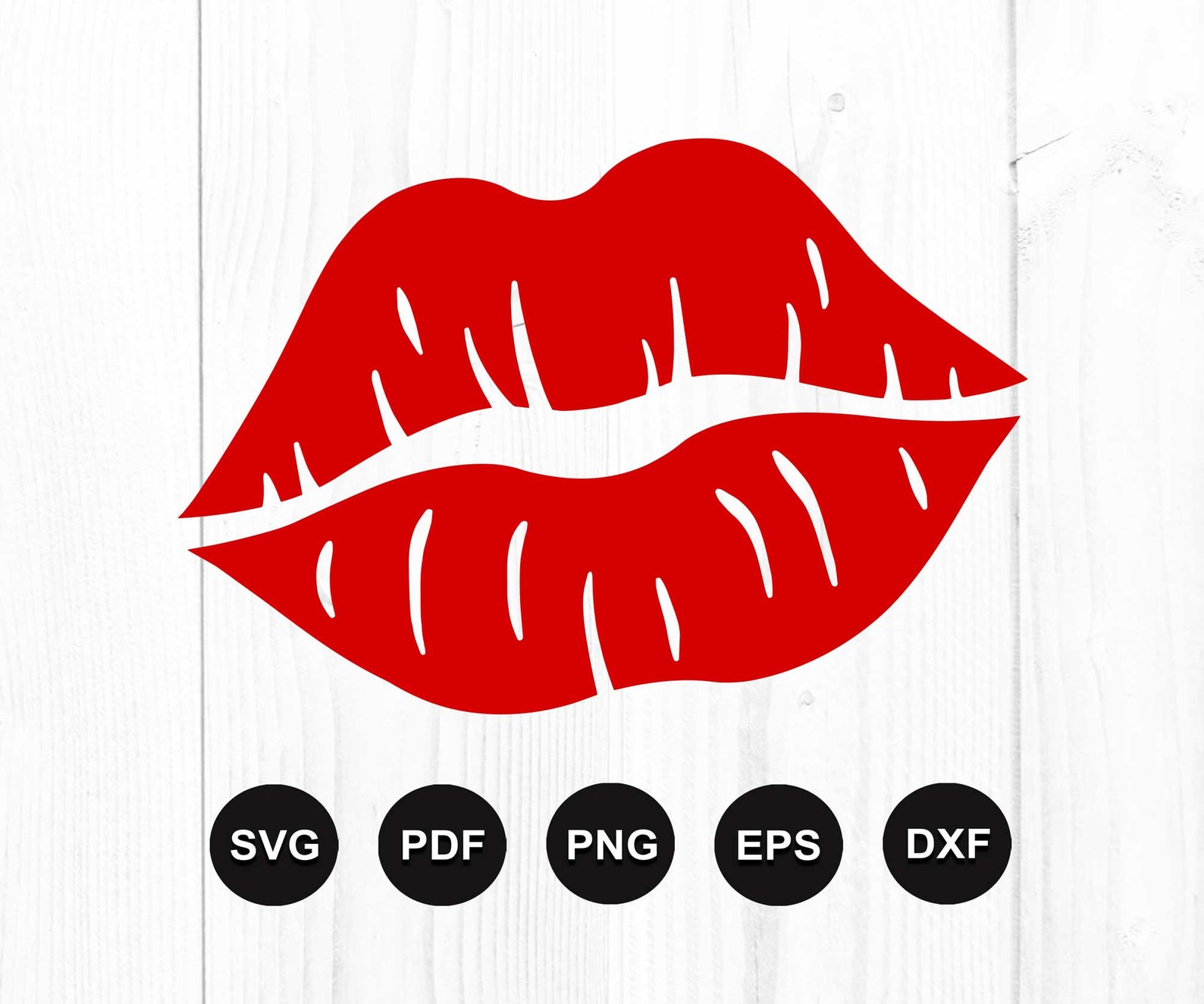 Lips Svg, Red Lips Svg, Kiss Svg, Lips Cut File, Kiss Design, Lips ...