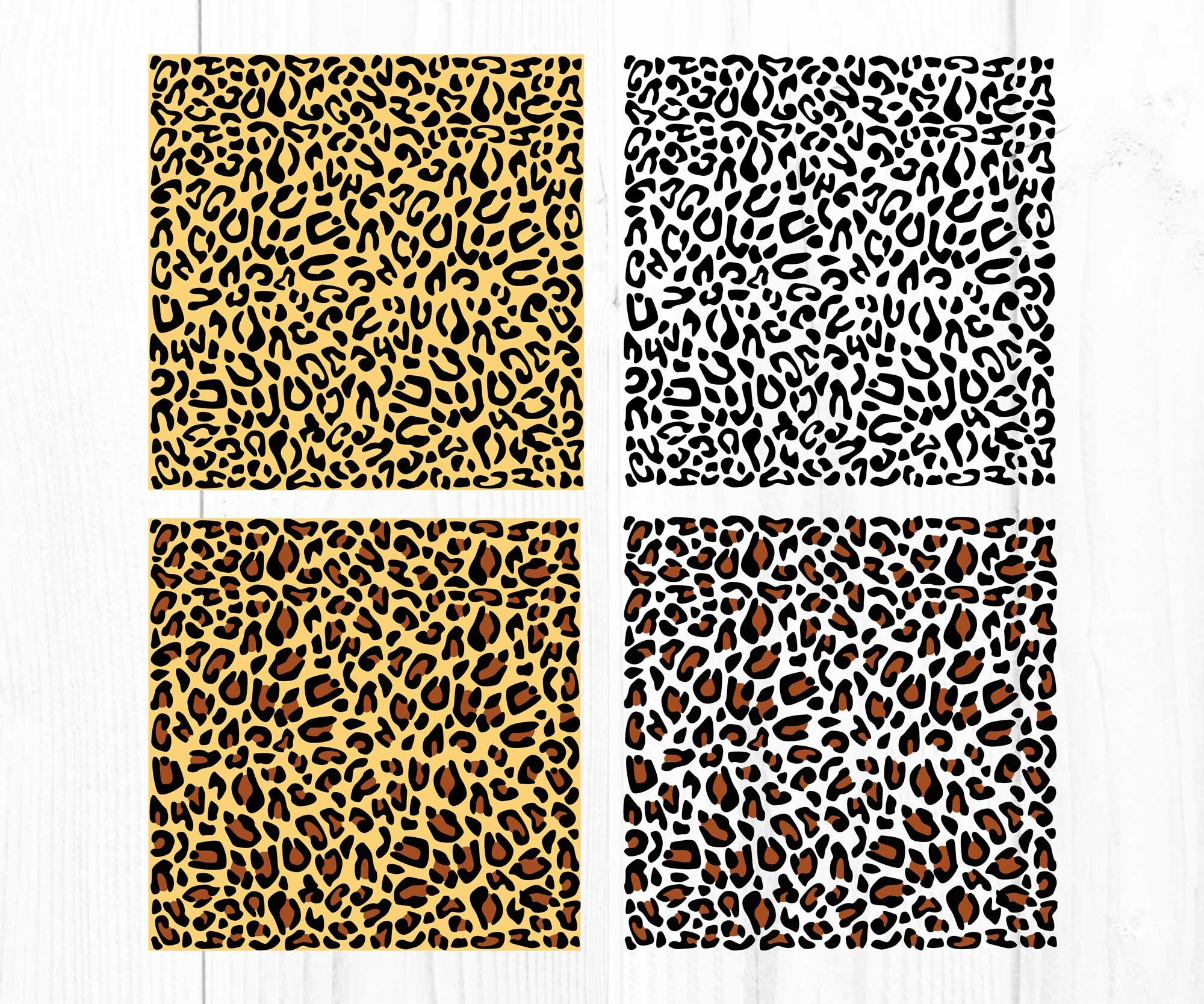 Leopard Print Svg Bundle Leopard Pattern Svg Leopard Texture - Etsy Canada