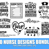 Nurse Svg - Etsy