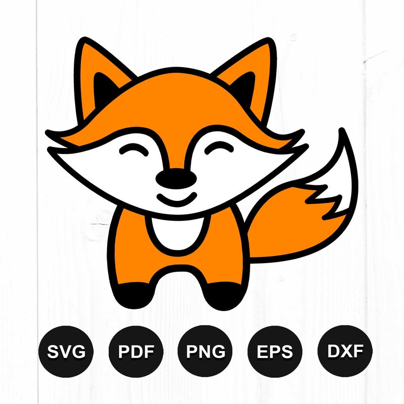 Baby Fox Svg - Etsy