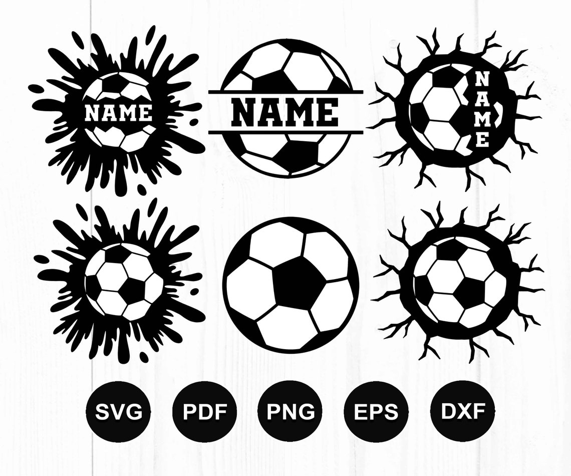 Soccer Svg Bundle Soccer Ball Monogram Svg Soccer Designs - Etsy