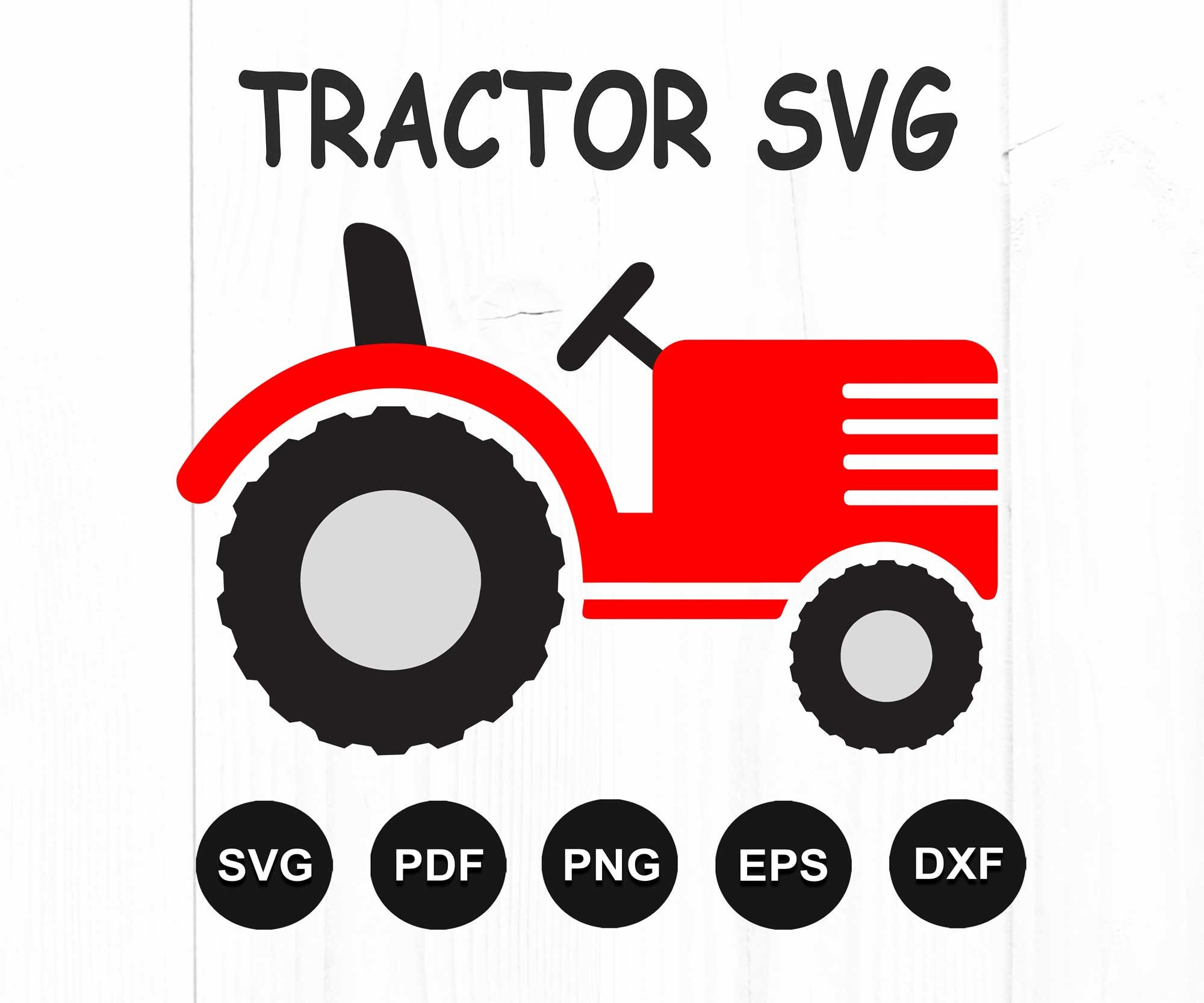 Tractor Svg Tractor Svg Files Vintage Tractor Svg Kids Svg - Etsy