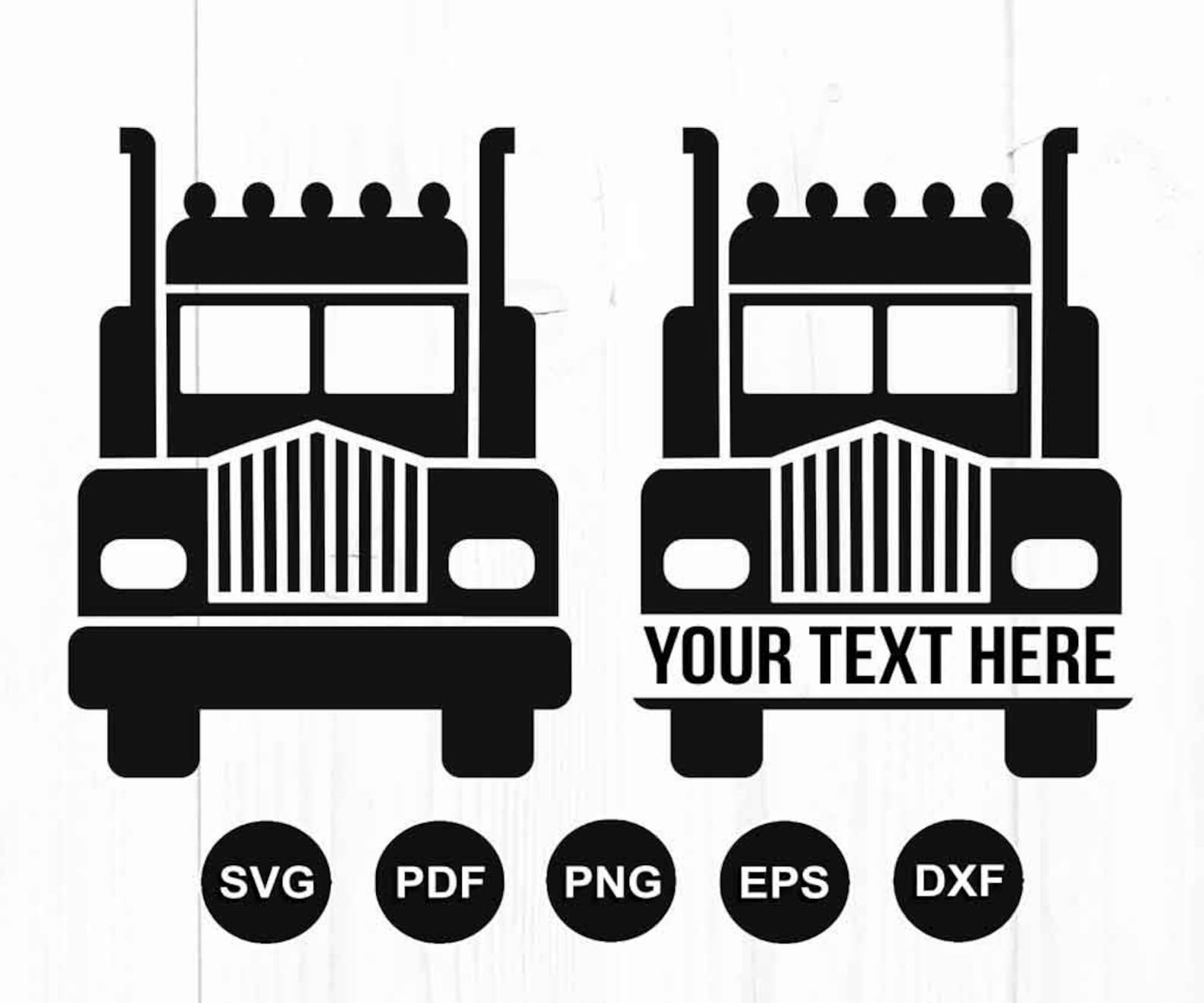 Transport Truck Svg, Trucker Svg, Truck Svg, Semi Truck Svg, Truck ...