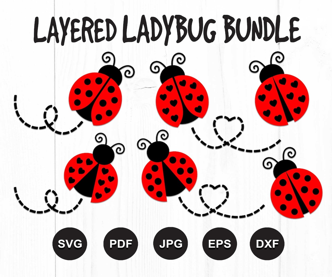 Ladybug SVG | Ladybug Bundle SVG Files | Ladybug SVG Layered | Ladybug ...