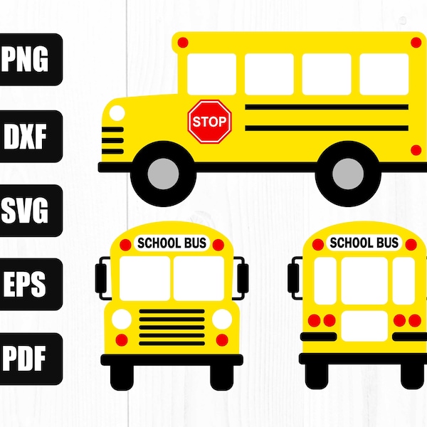 School Bus Svg - Etsy