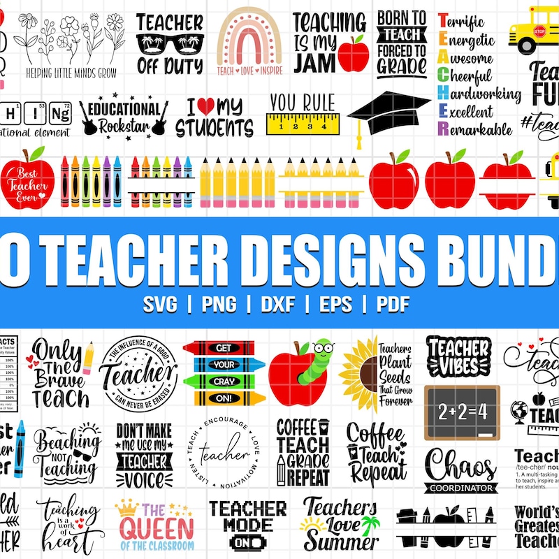 Teacher Appreciation Svg - Etsy