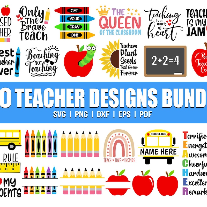 Teacher Appreciation Clipart - Etsy