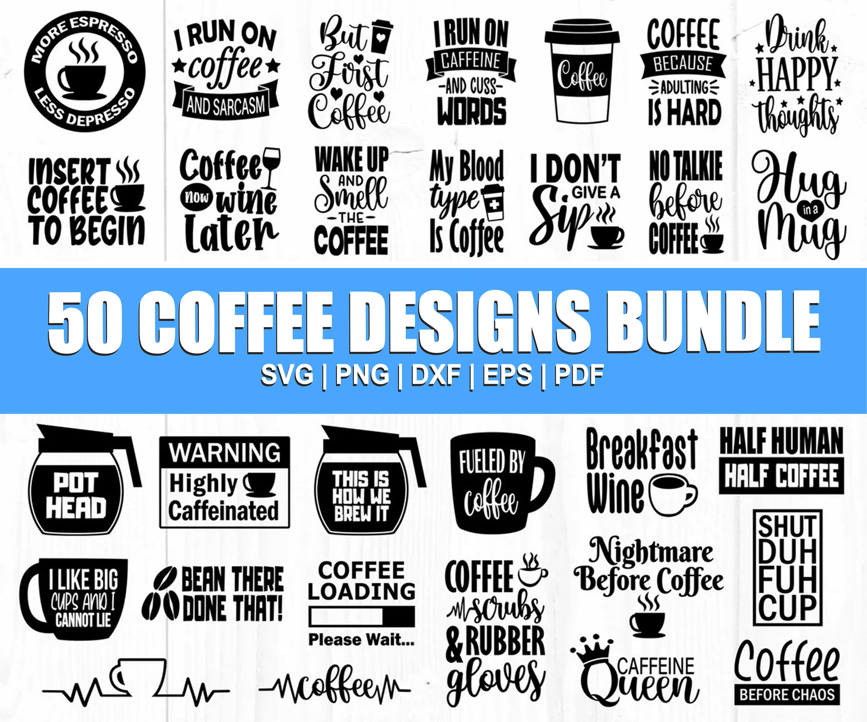 Coffee Svg Bundle Coffee Svg Mug Svg Bundle Funny Coffee - Etsy