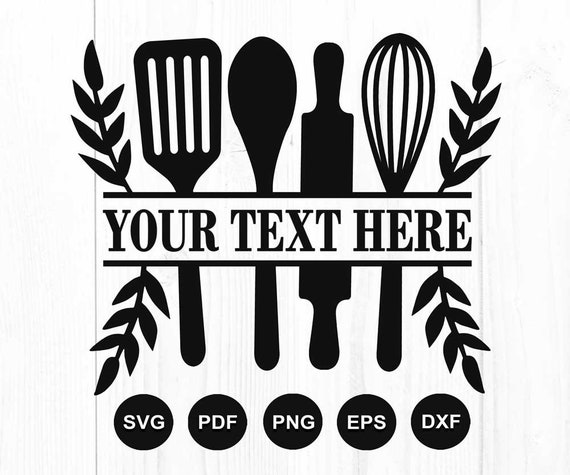 Kitchen Svg Monogram Svg Kitchen Sign Svg Cutting Board - Etsy