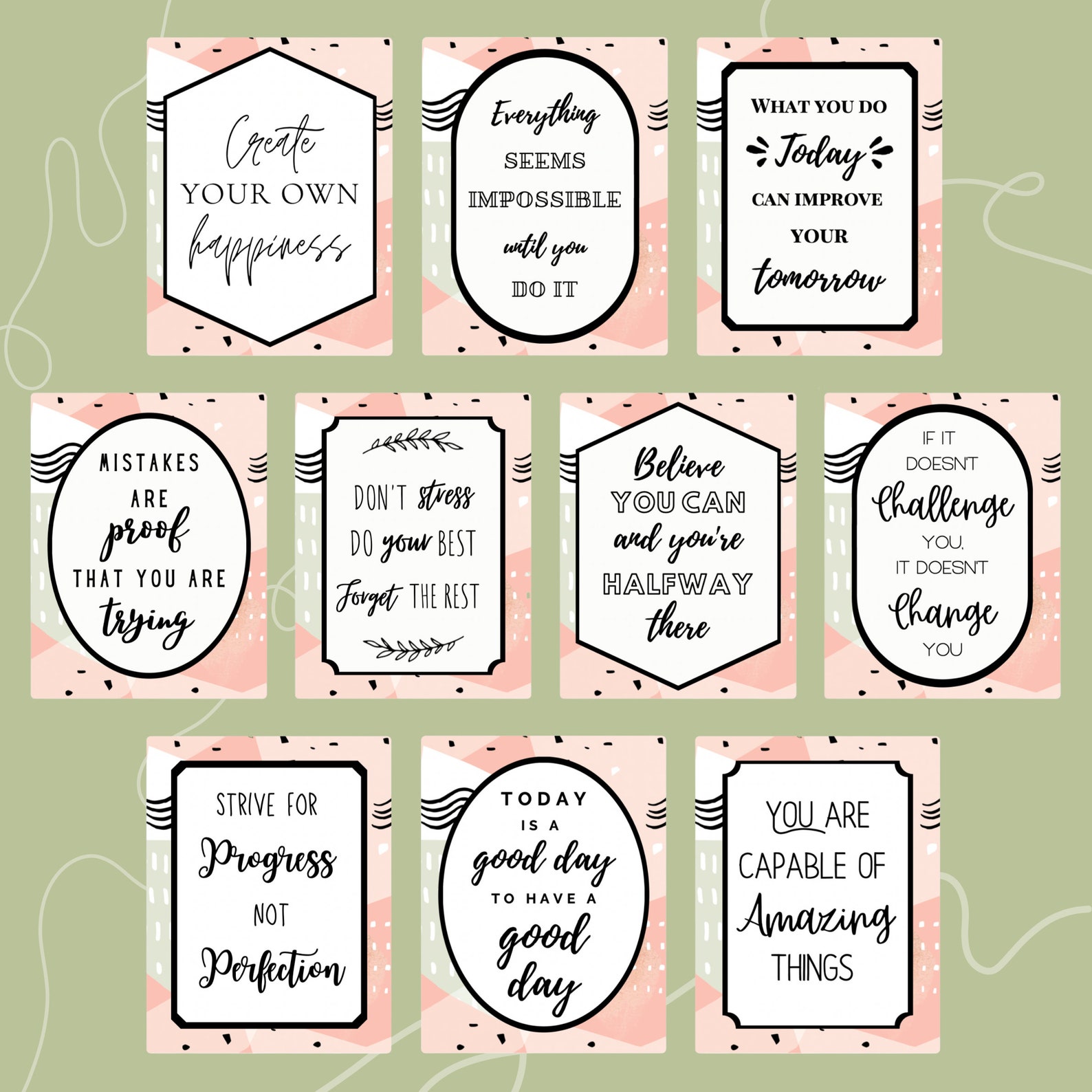 Printable Classroom Posters: 10-PACK Printable Classroom Poster for ...