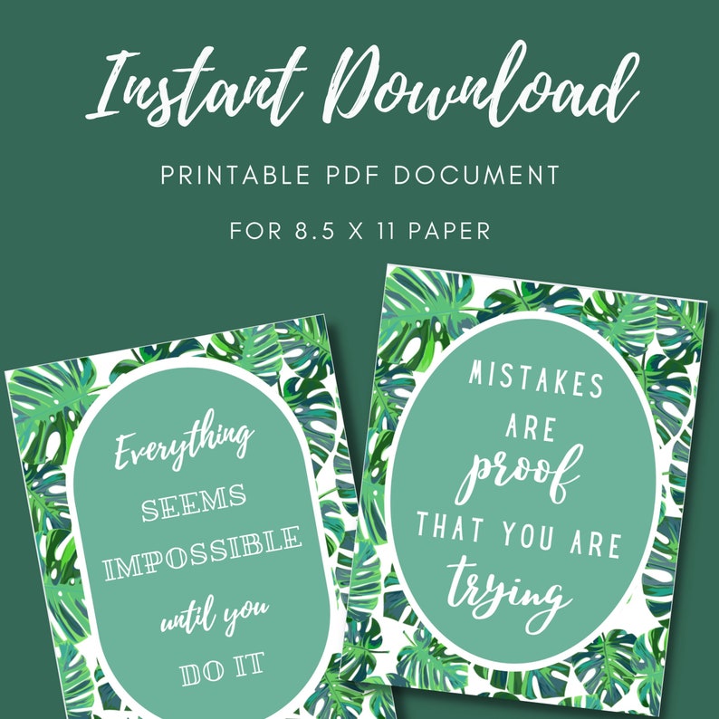 Printable Classroom Posters 10 PACK Tropical Theme - Etsy Australia