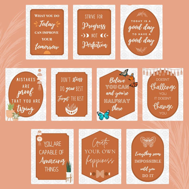 Printable Classroom Posters: 10-PACK Printable Poster for Teachers ...