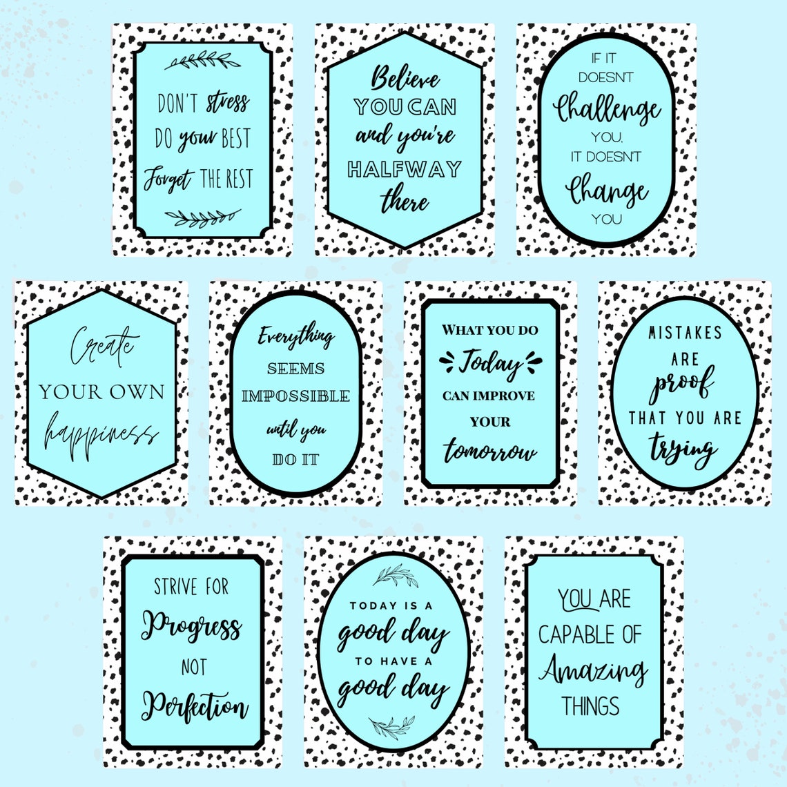 Printable Classroom Posters: 10-PACK Printable Classroom - Etsy
