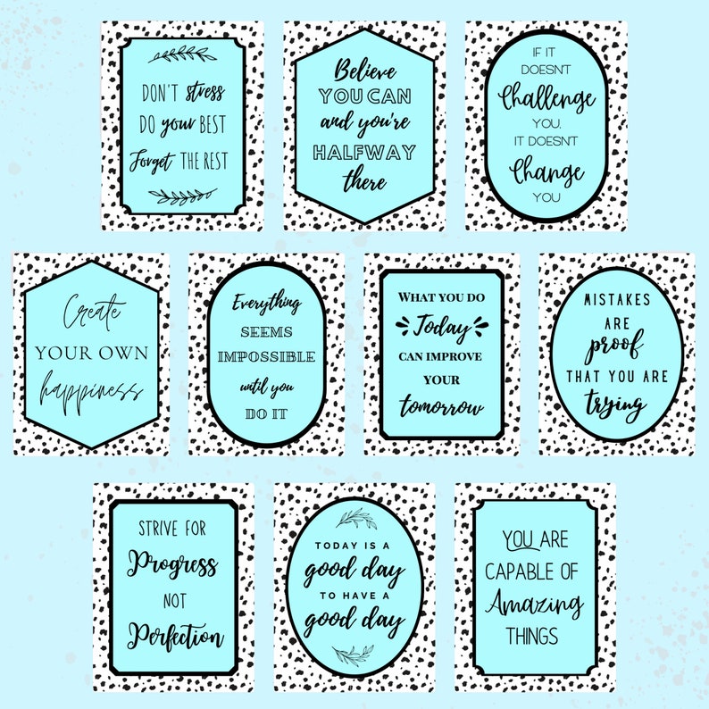 Printable Classroom Posters: 10-PACK Printable Classroom - Etsy