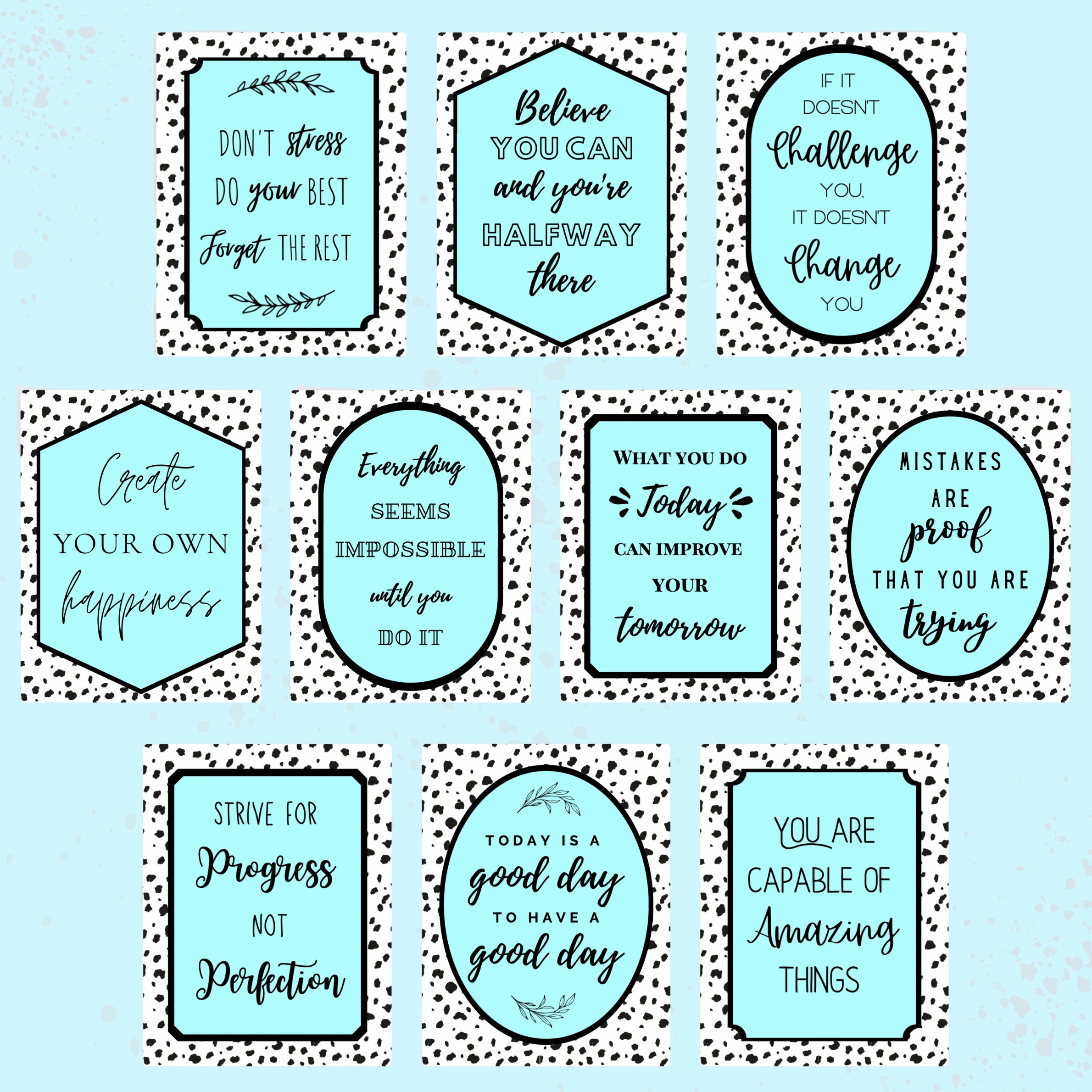 Printable Classroom Posters: 10-PACK Printable Classroom - Etsy