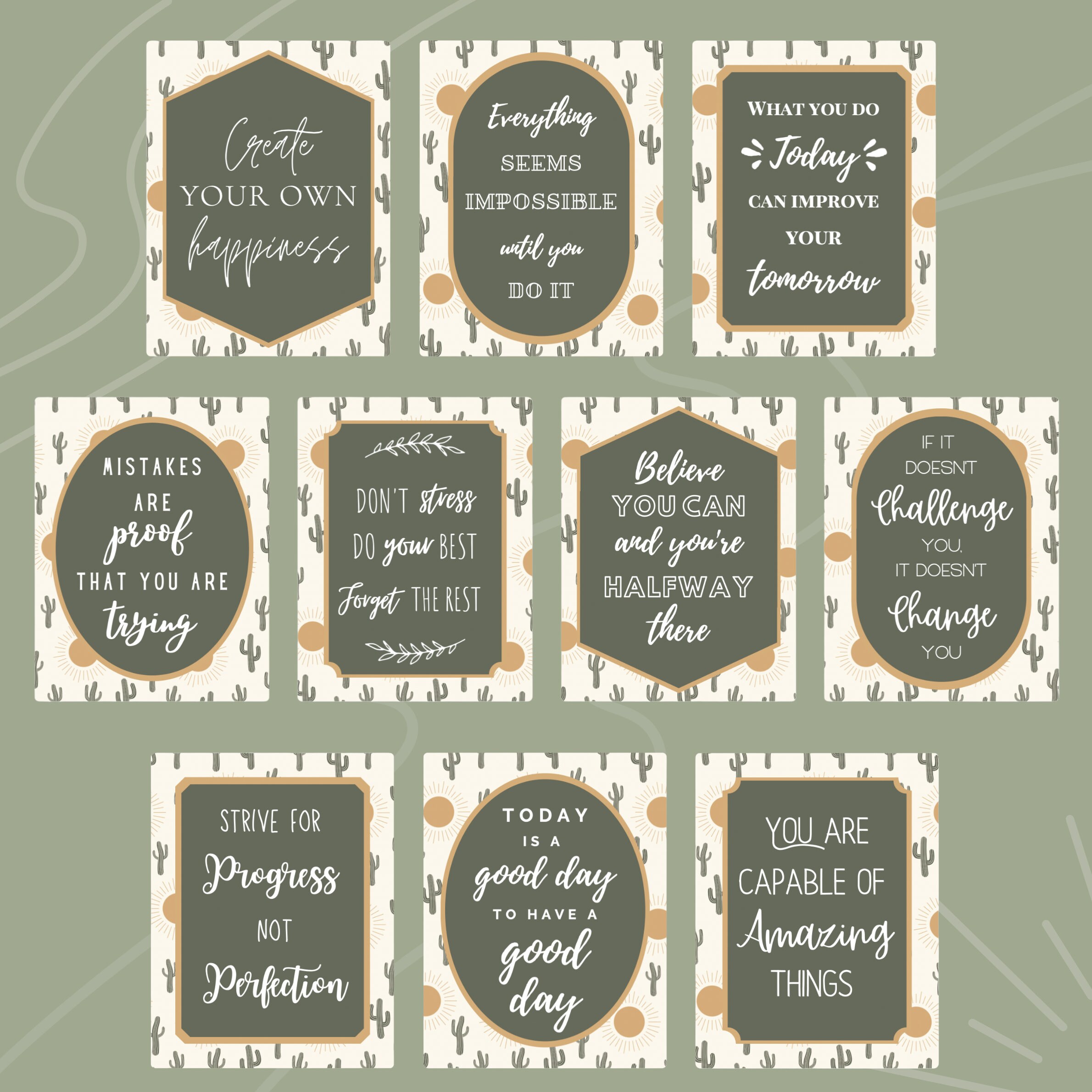 Printable Classroom Posters: 10-PACK Printable Classroom Poster for ...