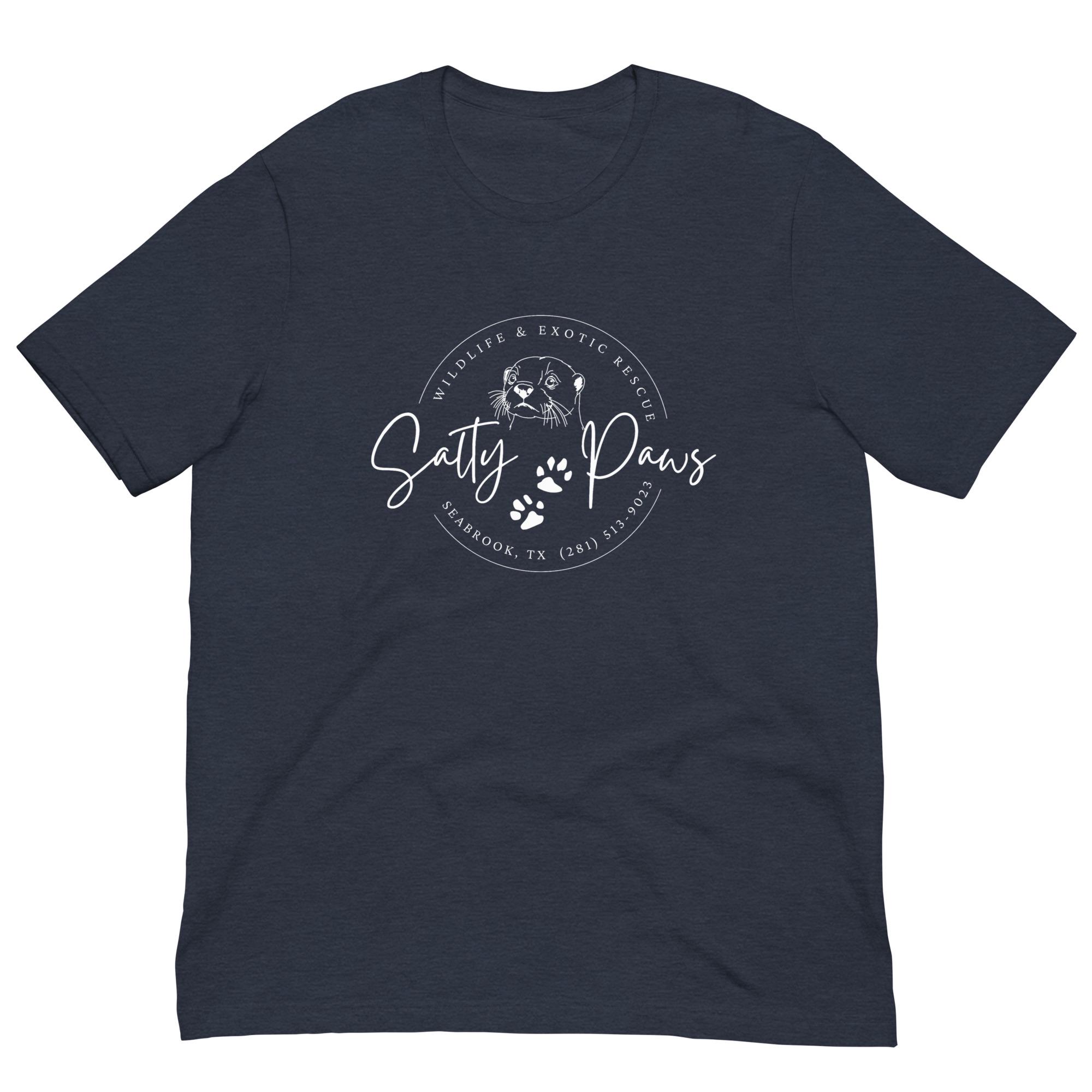 Salty Paws Wildlife Rescue Logo Fundraising T-shirt for Rescue Efforts ...