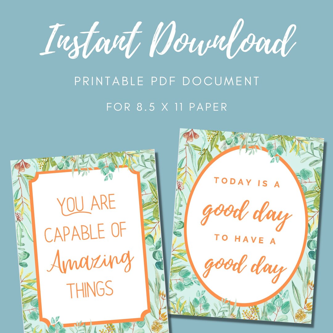 Printable Classroom Posters: 10-PACK Printable Classroom Poster for ...