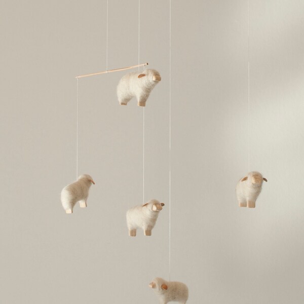 Sheep Mobile - Etsy