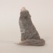 Howling Sitting Wolf, Wood With Merino Fleece and Leather Ears - Etsy