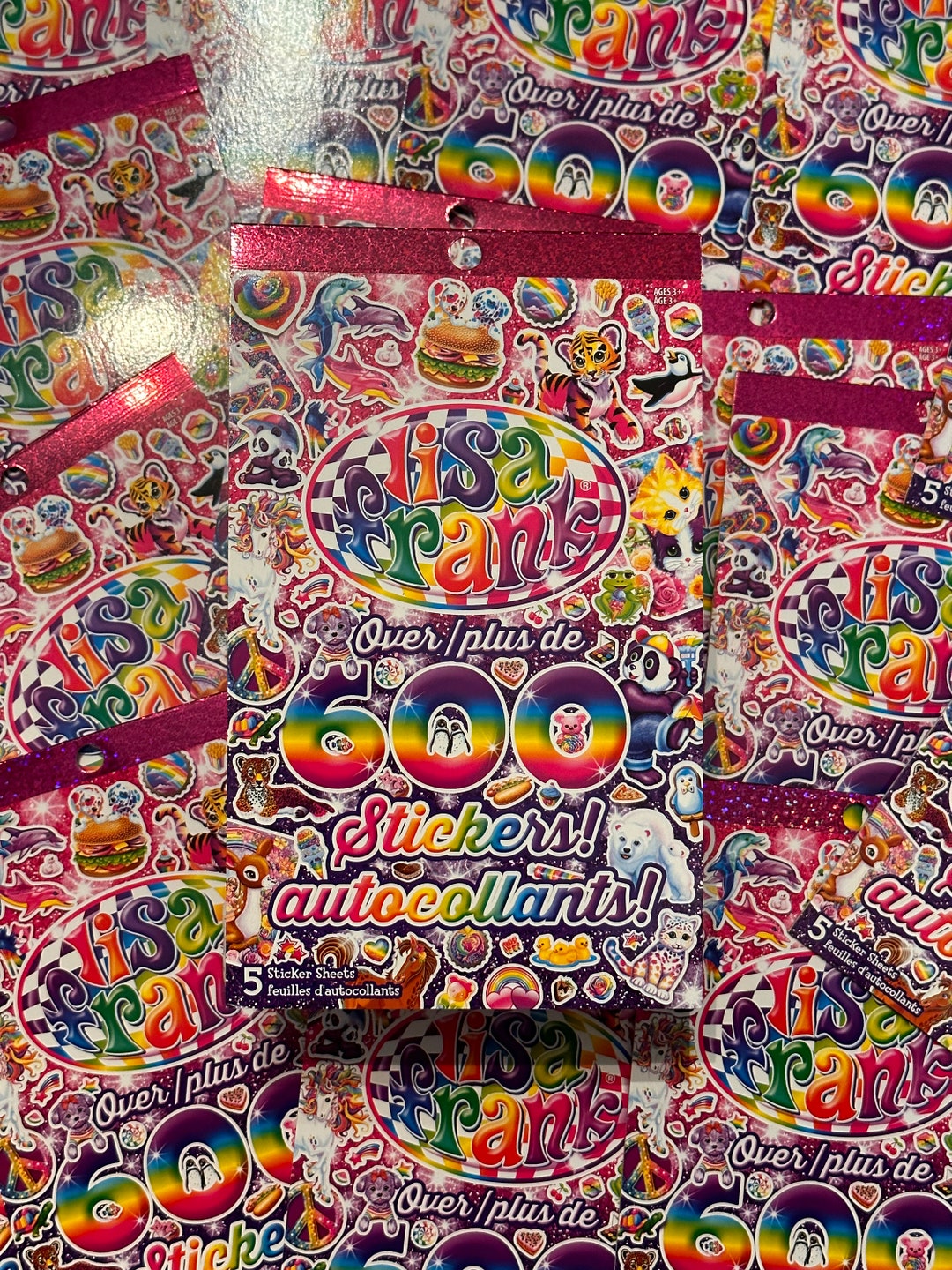 Lisa Frank Sticker Pack | 90s Retro Vintage Y2K Kawaii Cute Gift | 600 ...