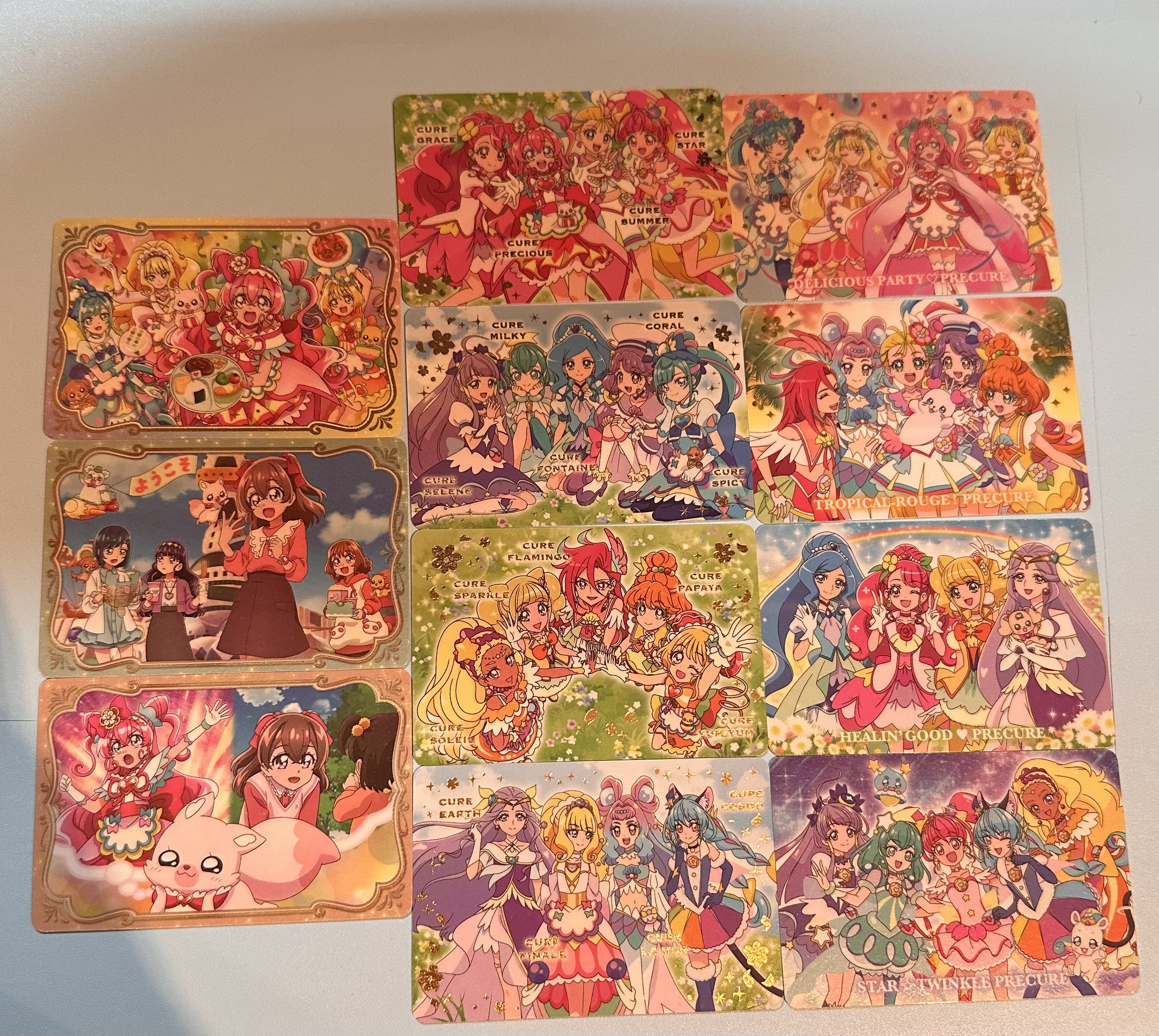 Precure Pretty Cure Collectible 20 Cards Set Anime Kawaii Foil Details ...