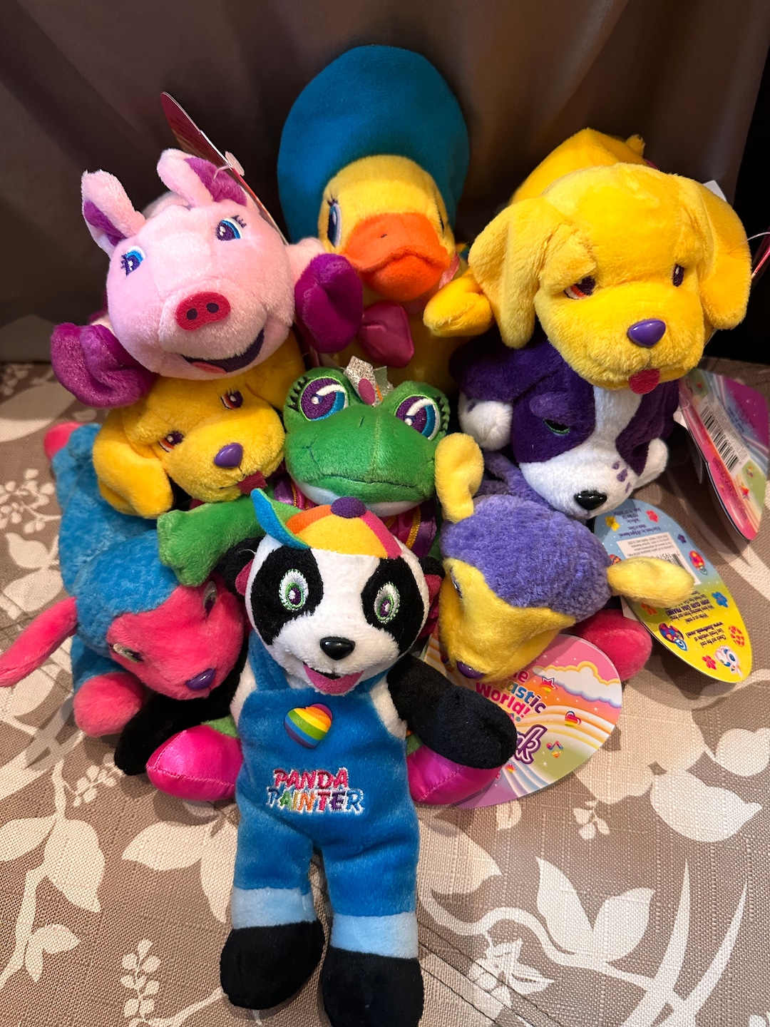 90s Lisa Frank Bean Buddies | Vintage Rare Plush Stuffed Animals Retro ...