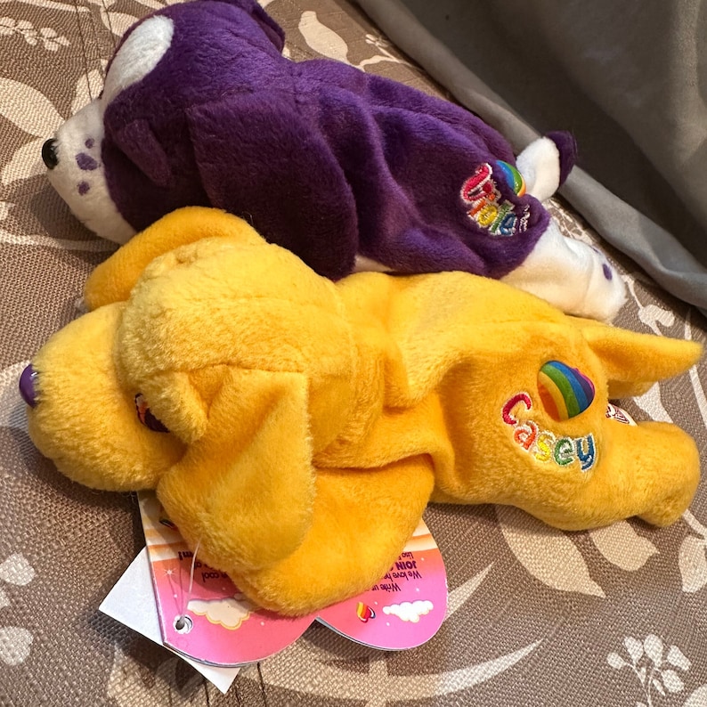 90s Lisa Frank Bean Buddies | Vintage Rare Plush Stuffed Animals Retro ...
