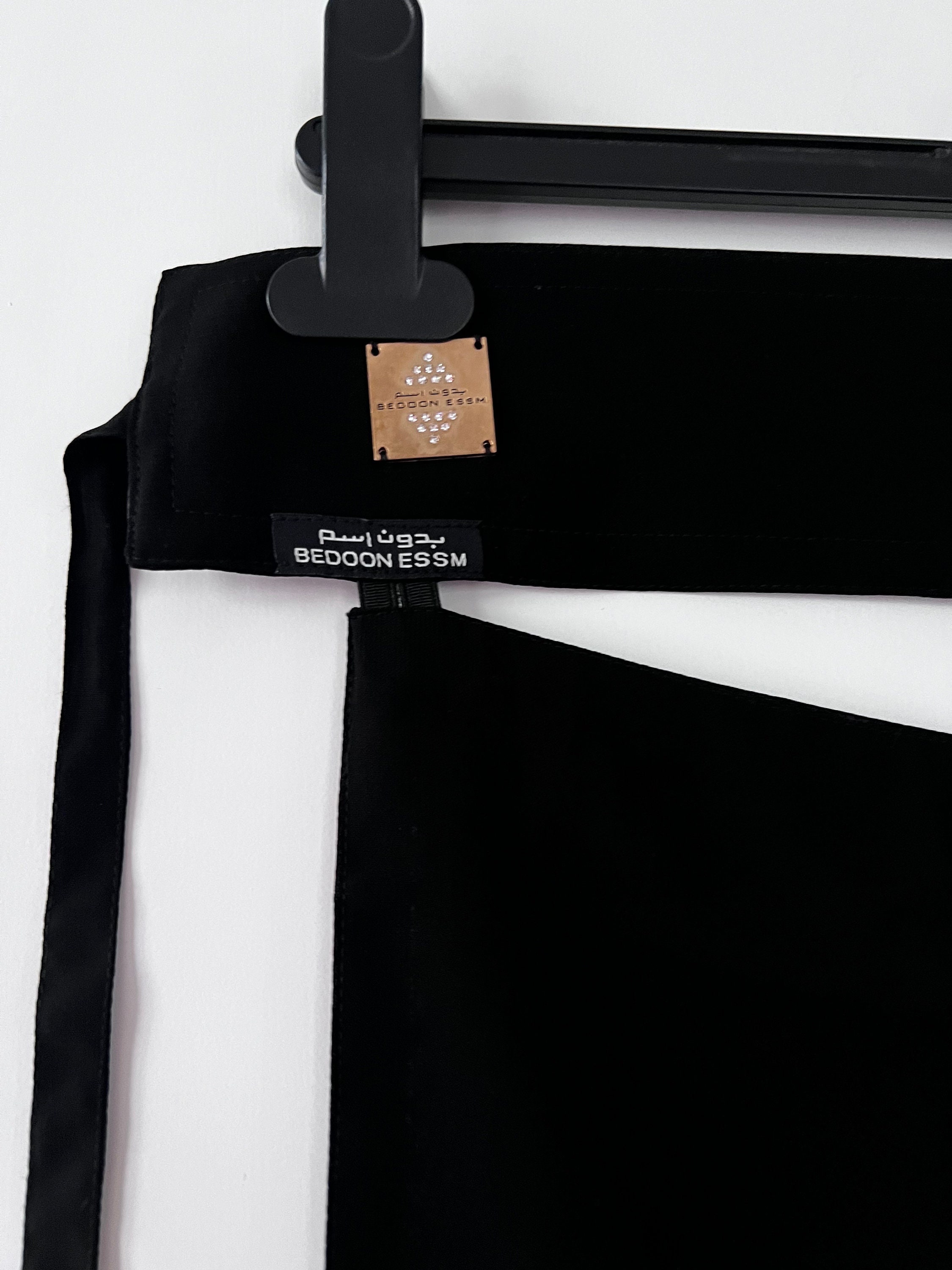 Saudi Style Black Niqab With Gold Laser Diamond Label - Etsy UK