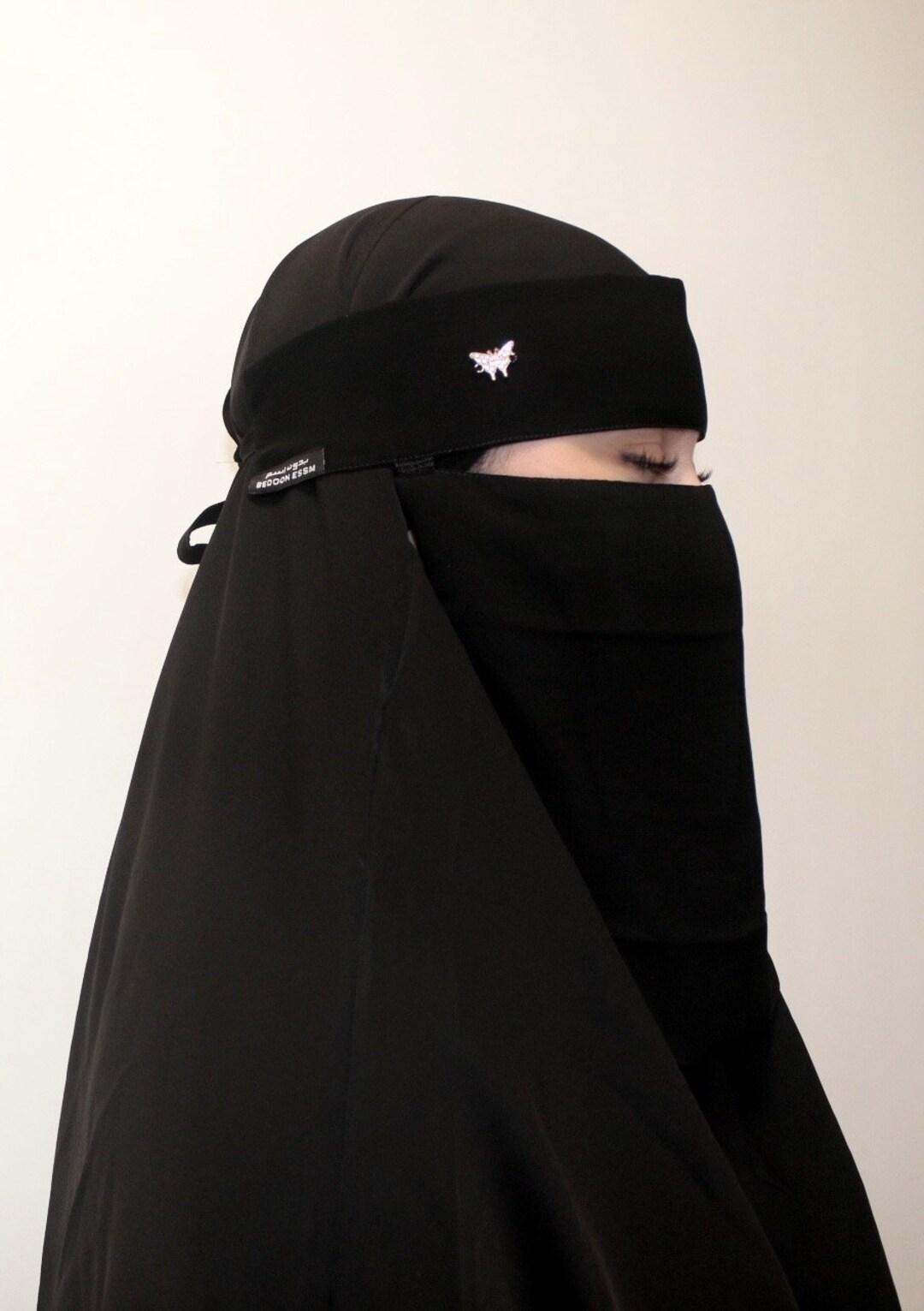 Saudi Niqab With Butterfly Design - Etsy UK