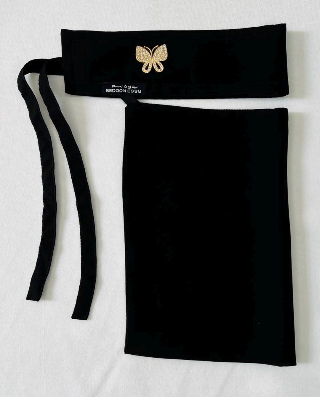 Saudi Niqab With Gold Butterfly Design - Etsy UK